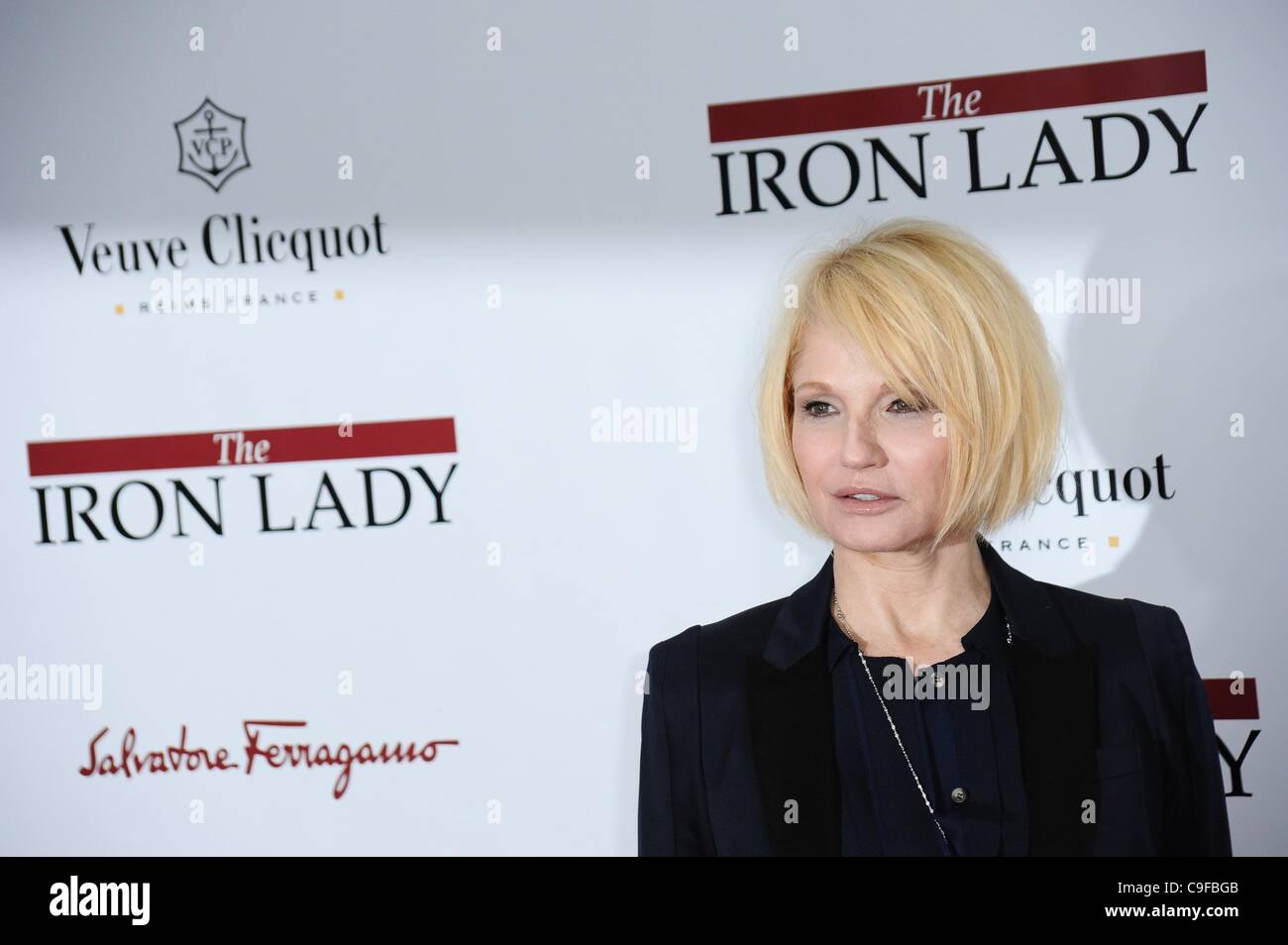 Ellen Barkin at arrivals for THE IRON LADY Premiere, The Ziegfeld ...