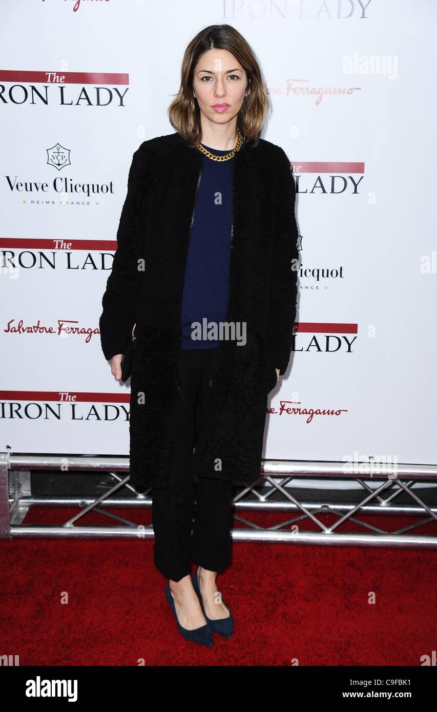 Sofia Coppola at arrivals for THE IRON LADY Premiere, The Ziegfeld ...
