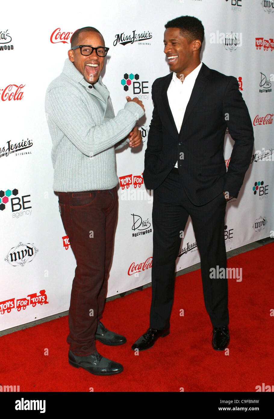 Dec. 13, 2011 - Los Angeles, California, U.S. - Hill Harper and Nate ...