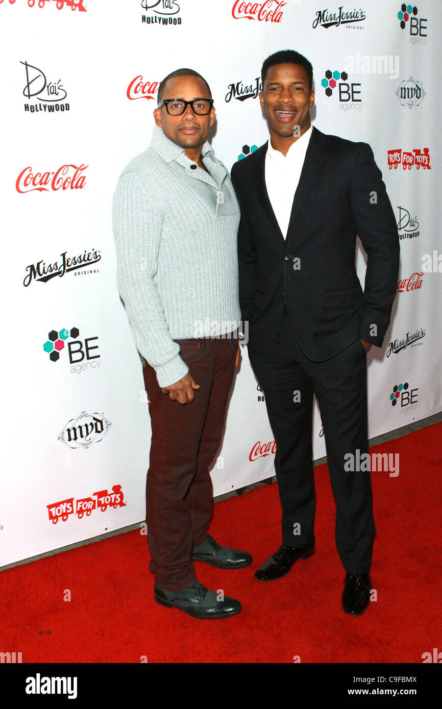 Dec. 13, 2011 - Los Angeles, California, U.S. - Hill Harper and Nate ...
