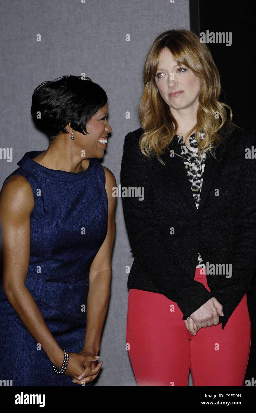 Regina King, Judy Greer at the press conference for 18th Annual Screen ...