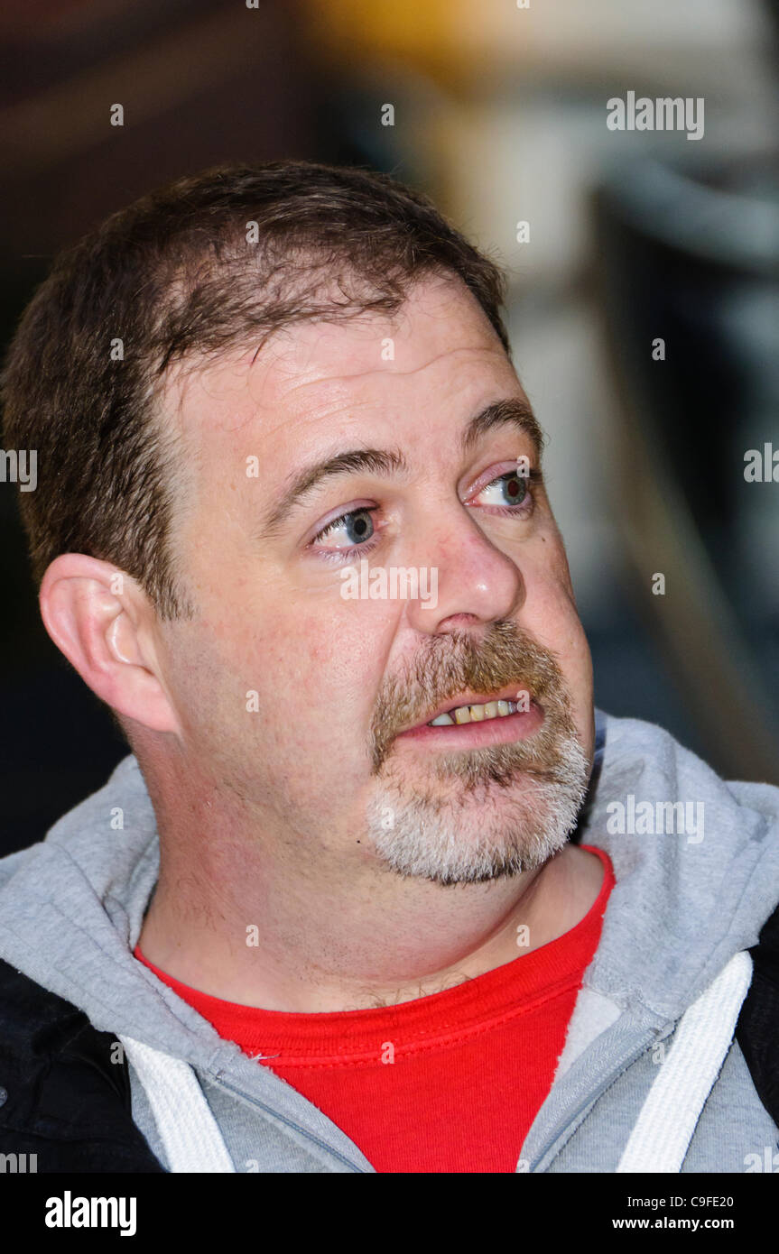 Northern Ireland comedian and writer Alan McKee Stock Photo - Alamy