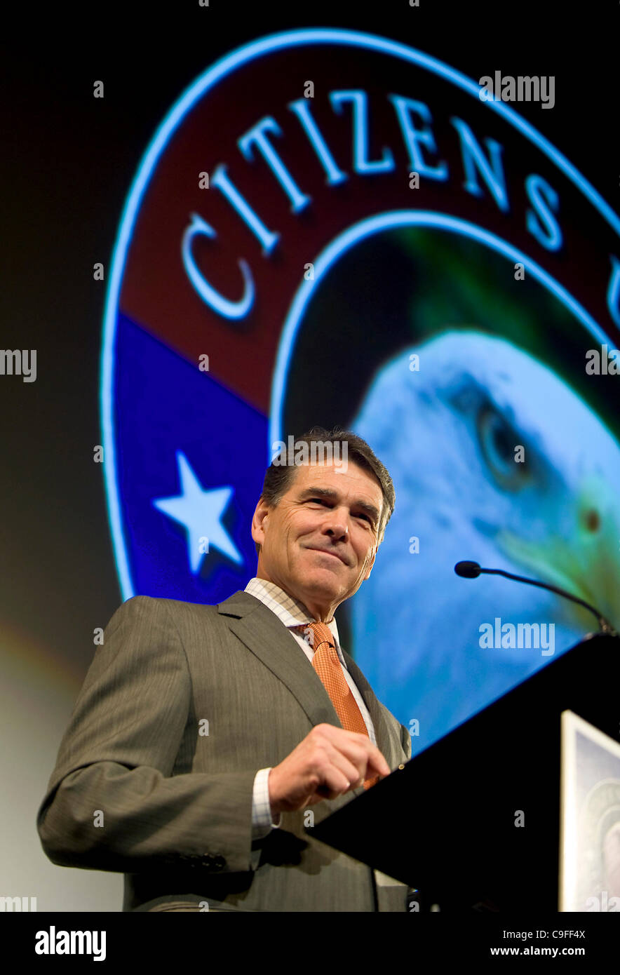 Dec. 14, 2011 - Des Moines, Iowa, USA - Governor Rick Perry attends ...