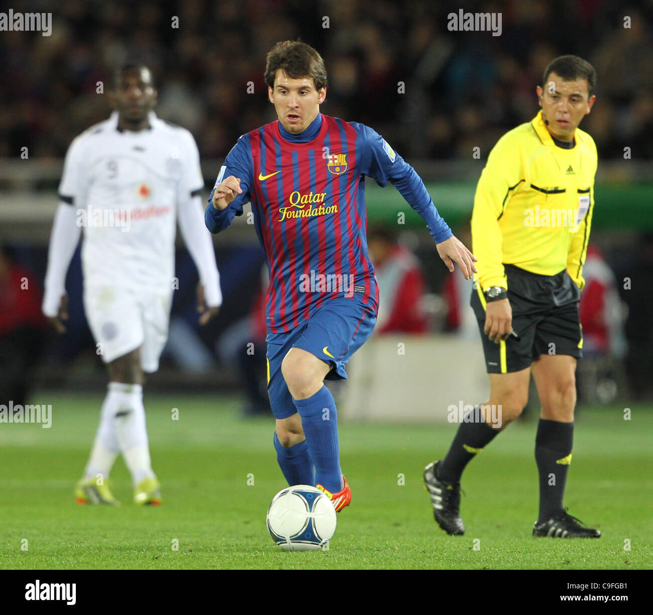 Dec. 15, 2011 - Yokohama, Japan - Lionel Messi of FC Barcelona ...
