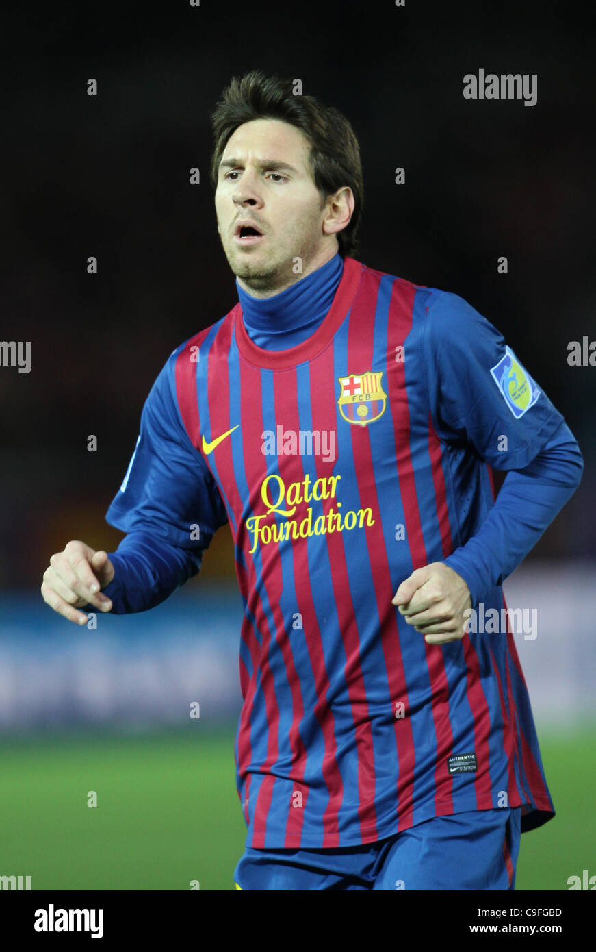Dec. 15, 2011 - Yokohama, Japan - Lionel Messi of FC Barcelona in ...