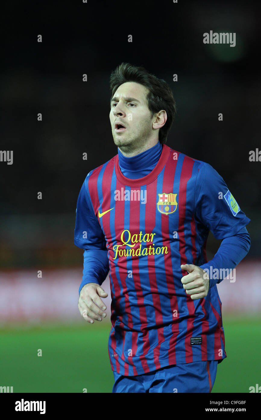 Dec. 15, 2011 - Yokohama, Japan - Lionel Messi of FC Barcelona in ...