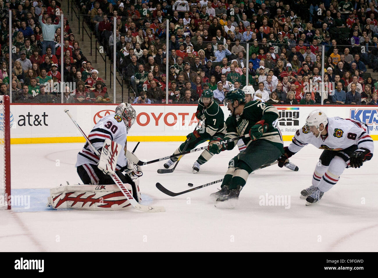 Right on scoring the second goal hi-res stock photography and images ...