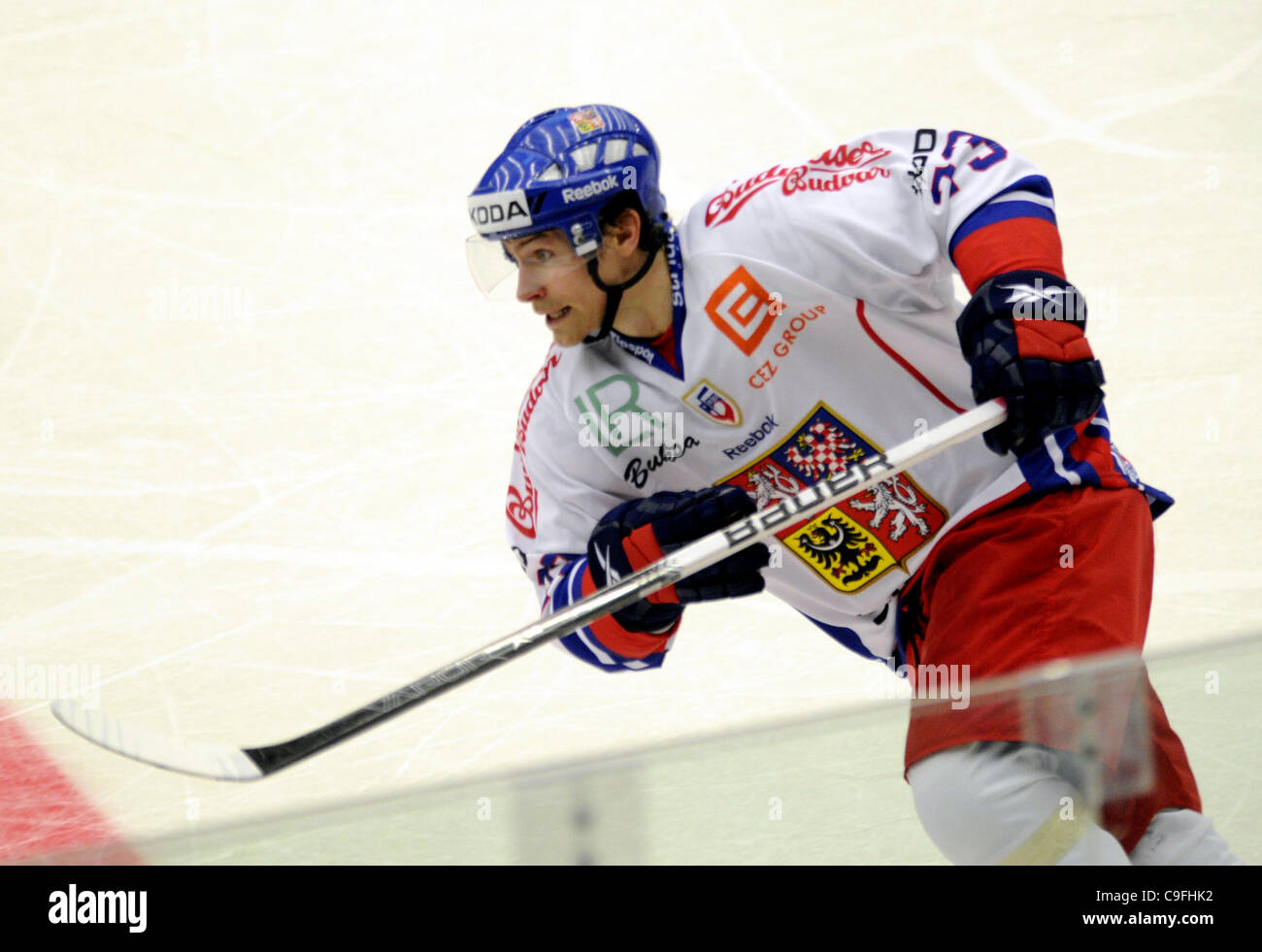 Czech Petr Prucha during their Channel One Cup ice hockey match Czech ...