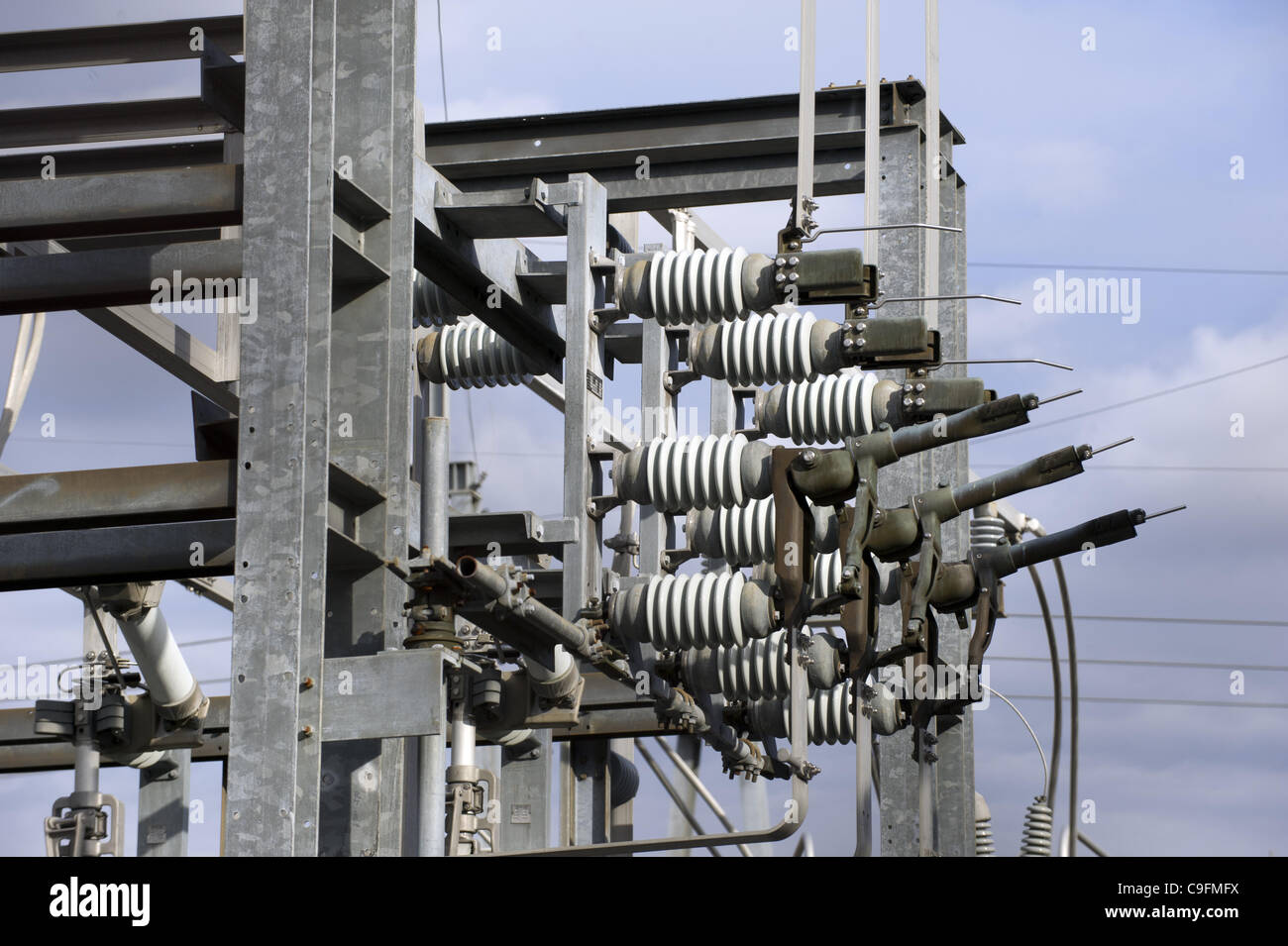 Dec. 15, 2011 - Woodstock, GA - High voltage electricity sub-station ...