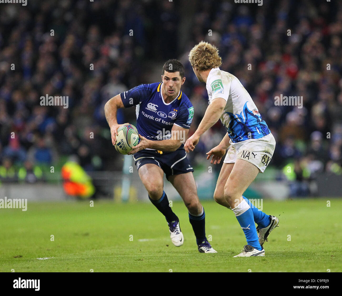 17.12.2011 Aviva Stadium, Dublin, Ireland. Rob Kearney (Leinster ...