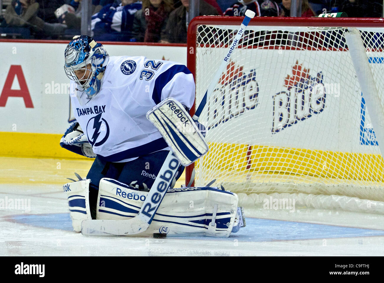 Dec. 17, 2011 - Columbus, Ohio, U.S - Tampa Bay Lightning goalie ...