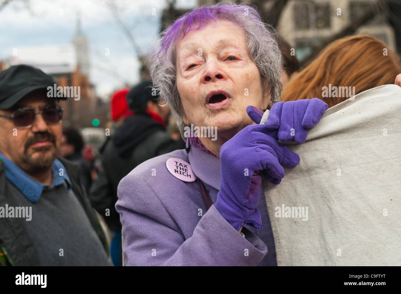 New York, NY - 17 December 2011 84 year old Frances Goldin, a literary ...