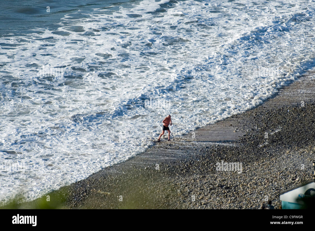 Brave swimmer hi-res stock photography and images - Alamy