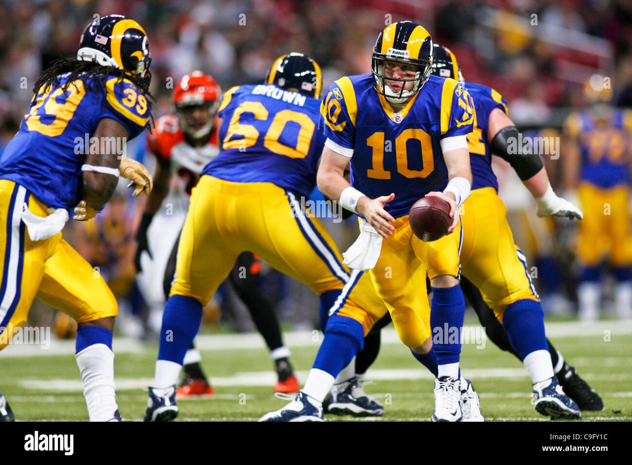 Dec. 18, 2011 - Saint Louis, Missouri, U.S - St. Louis Rams quarterback ...