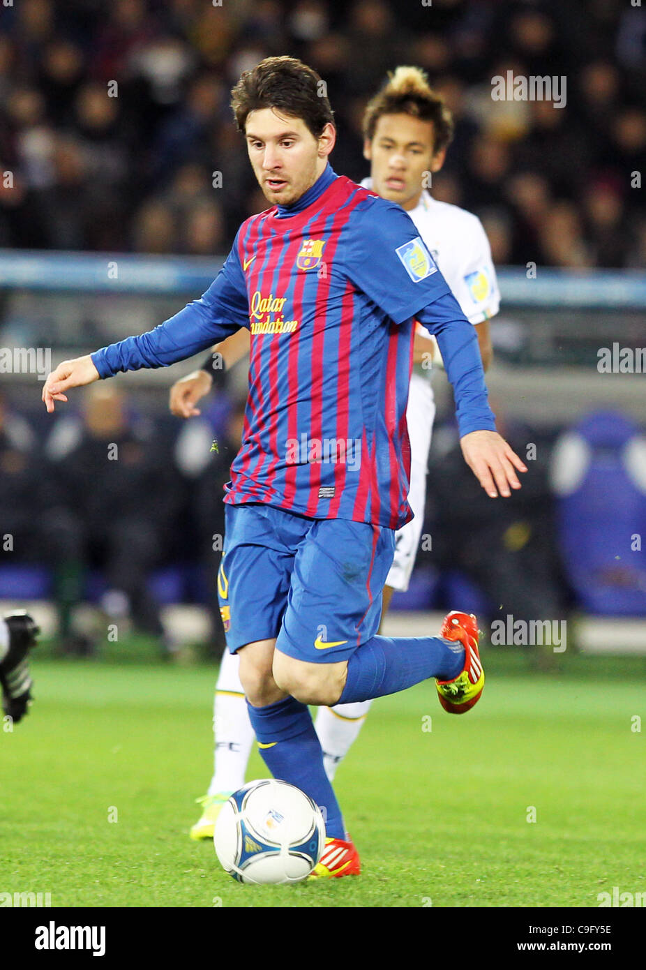 Dec. 18, 2011 - Yokohama, Japan - LIONEL MESSI of FC Barcelona in ...