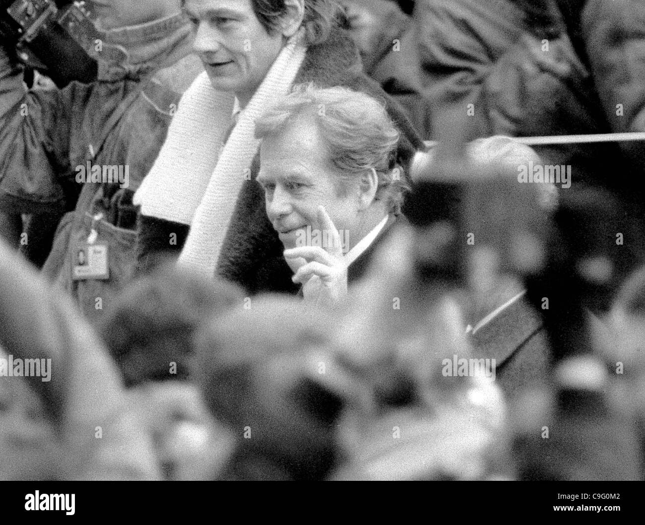 FILE PHOTO:The victory of the Velvet Revolution was topped off by the ...