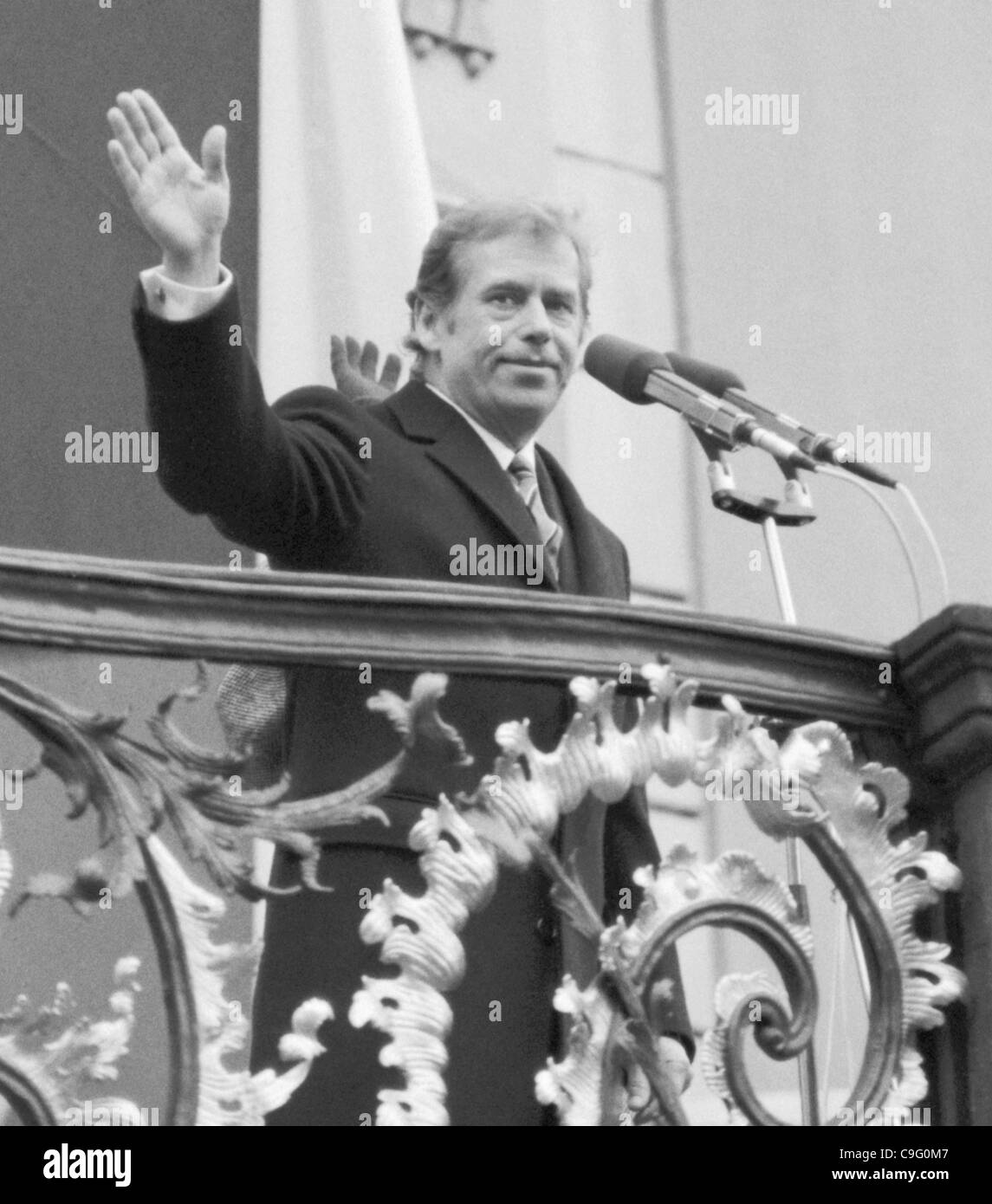 Velvet revolution czechoslovakia Black and White Stock Photos & Images ...