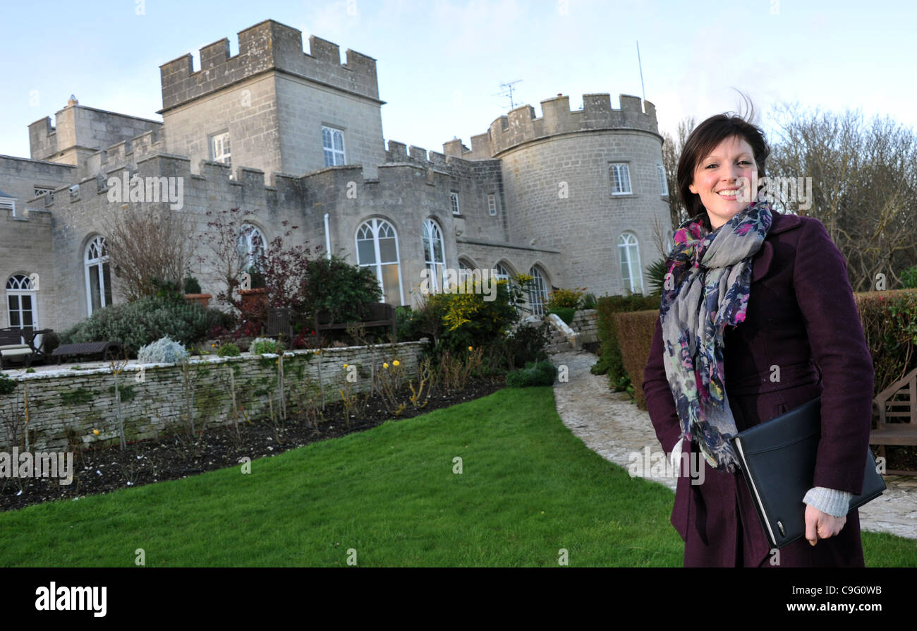 Pennsylvania Castle at Portland in Dorset, Britain, UK Stock Photo - Alamy