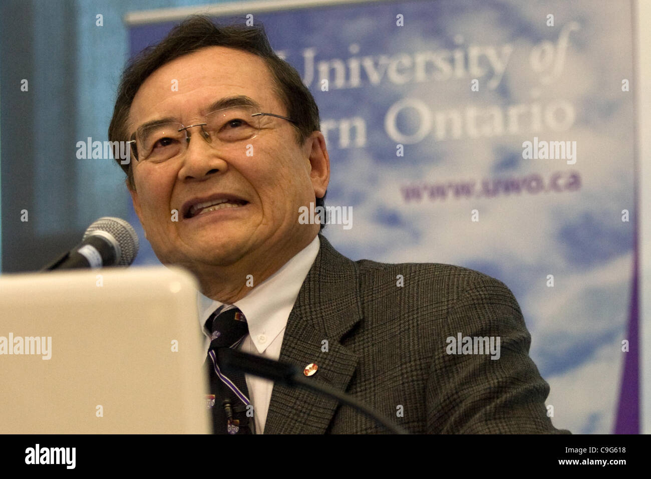 London Ontario, Canada - December 20, 2011. Dr. Chil-Yong Kang at a ...