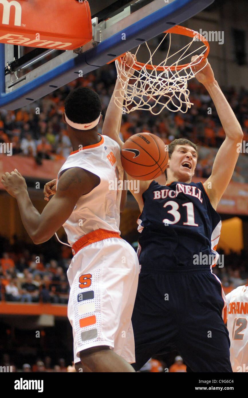 Dec. 20, 2011 - Syracuse, New York, U.S - Bucknell Bison forward/center ...