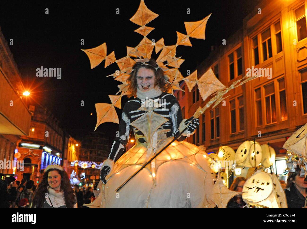 The Burning the Clocks procession to celebrate the winter solstice ...