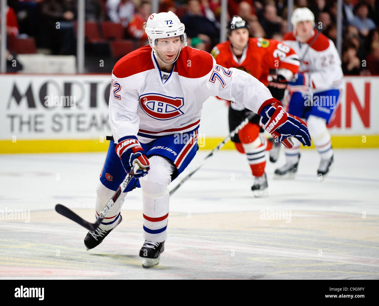 Dec. 21, 2011 - Chicago, Illinois, U.S - Montreal right wing Erik Cole ...