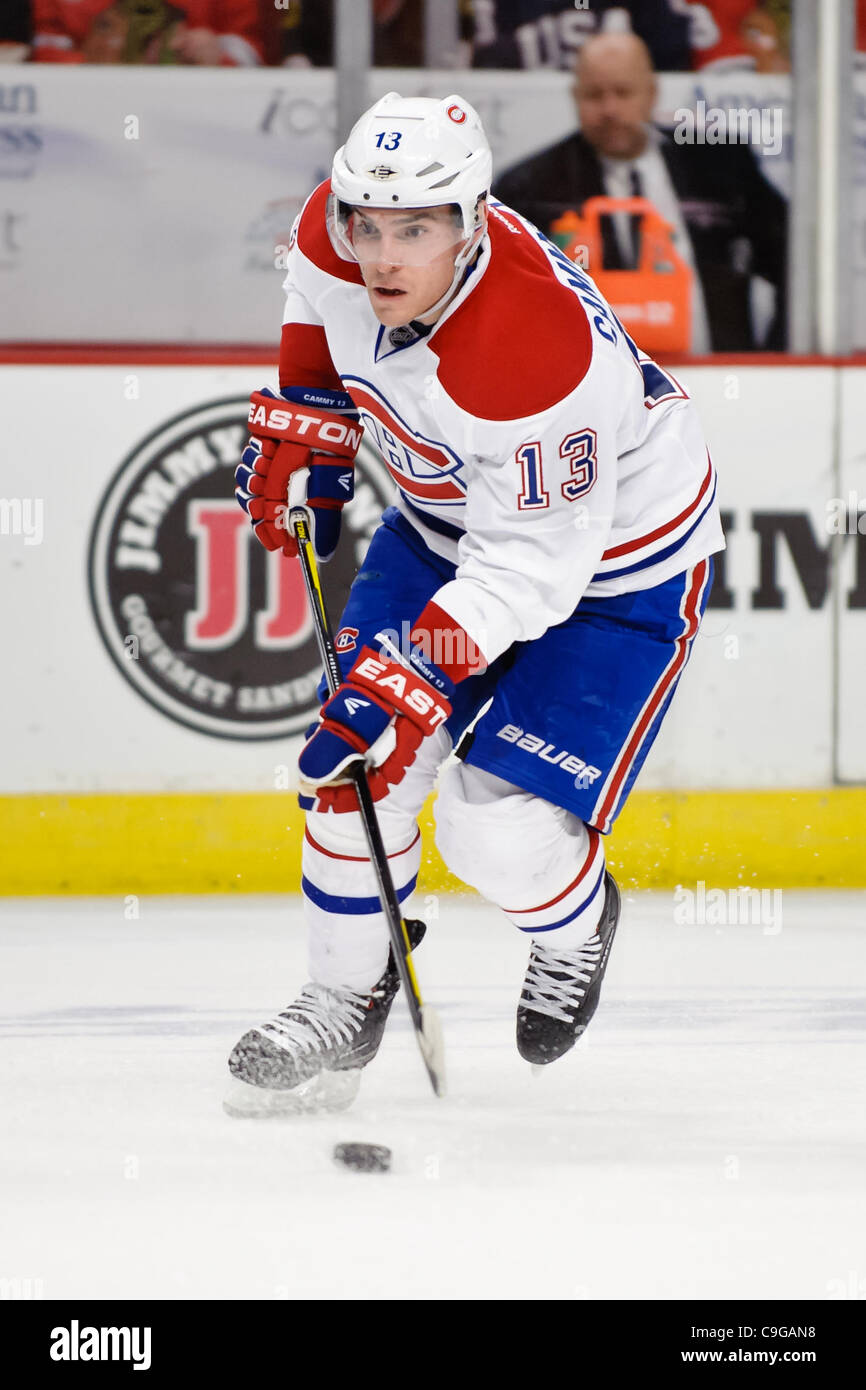 Dec. 21, 2011 - Chicago, Illinois, U.S - Montreal left wing Mike ...