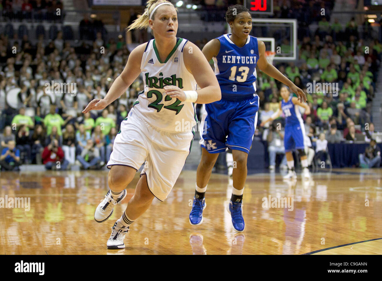 Dec. 18, 2011 - South Bend, Indiana, U.S - Notre Dame guard Brittany ...