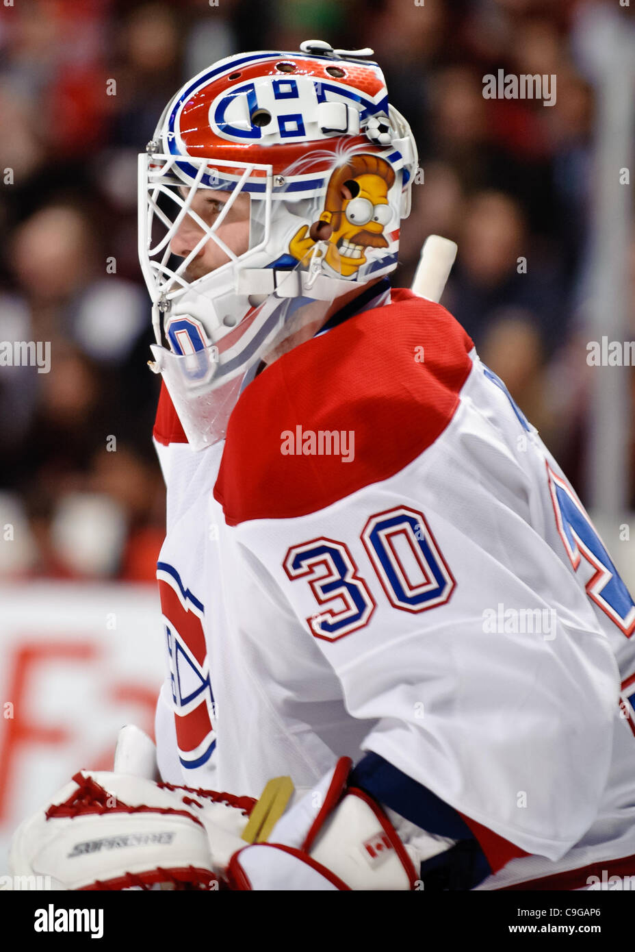 Dec. 21, 2011 - Chicago, Illinois, U.S - Montreal goalie Peter Budaj ...