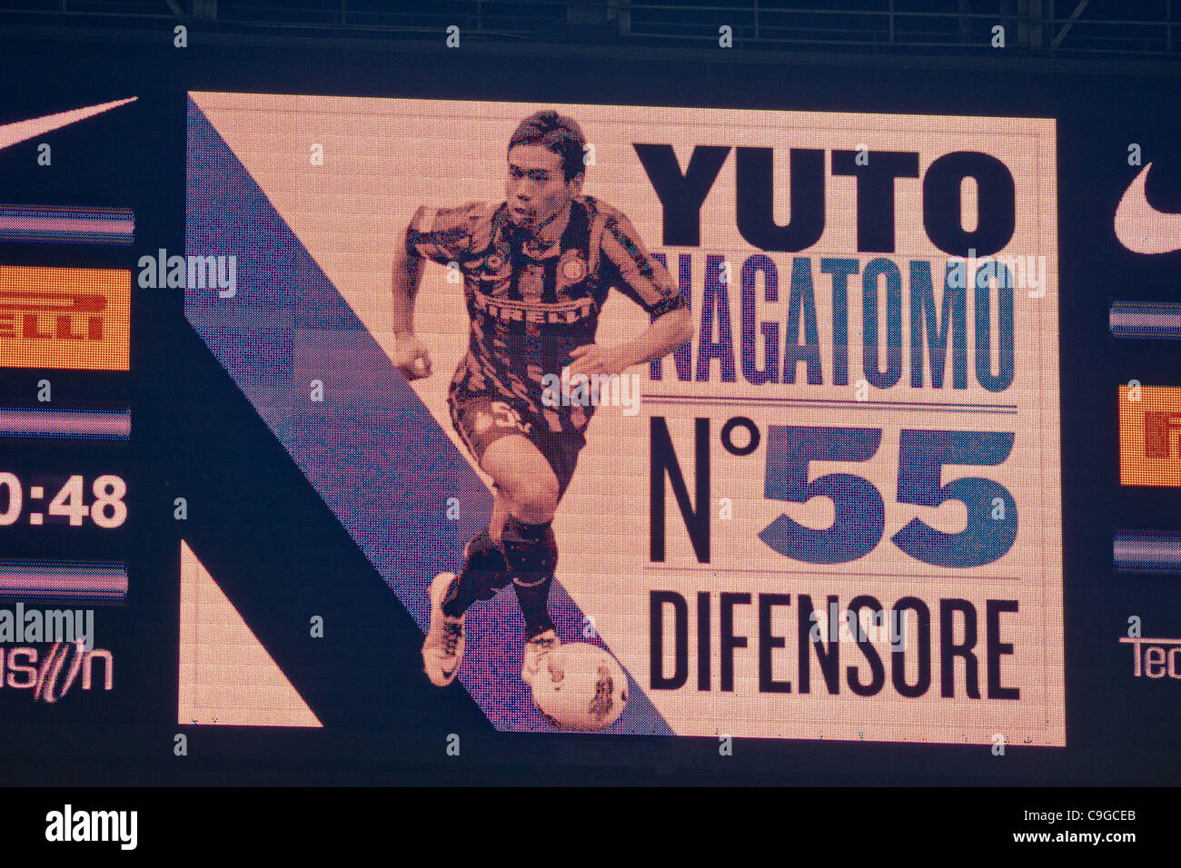 Yuto Nagatomo (Inter), DECEMBER 21, 2011 - Football / Soccer : Italian ...