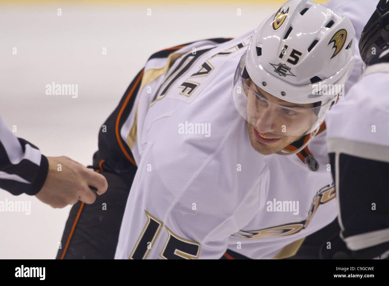 Dec. 22, 2011 - Los Angeles, California, U.S - The Anaheim Ducks Ryan ...