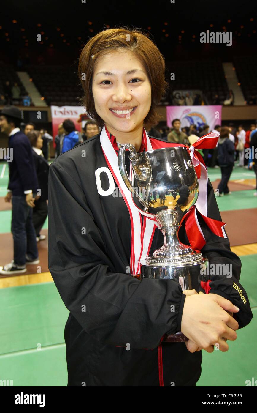 Reiko Shiota (Nihon Unisys), December 25, 2011 - Badminton : Nippon League 2011, Closing ...