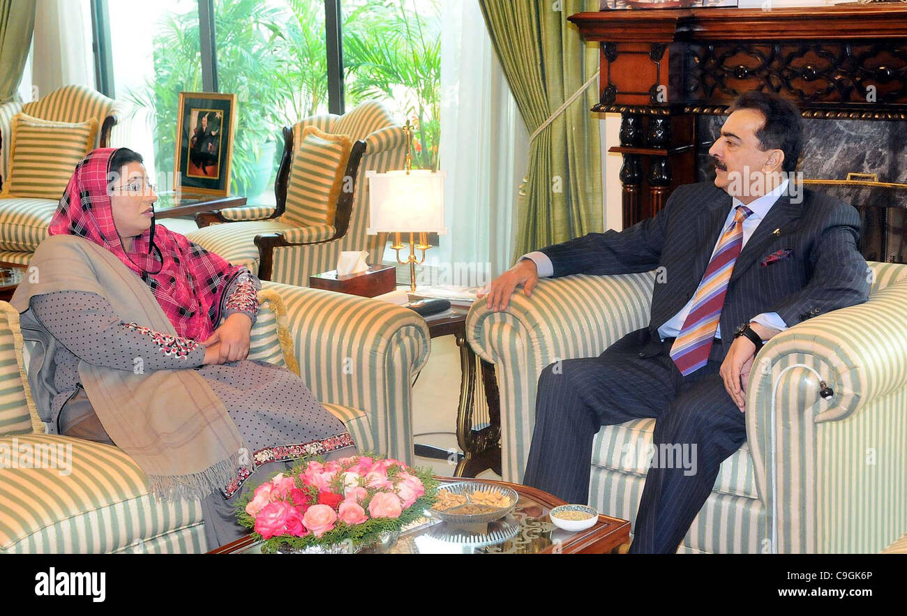 Dr firdous ashiq awan islamabad prime minister syed yousuf raza hi-res ...