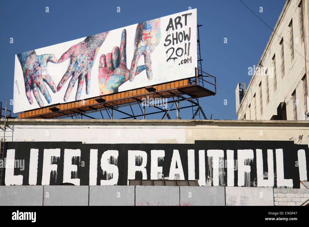 Mr brainwash life is beautiful hi-res stock photography and images - Alamy