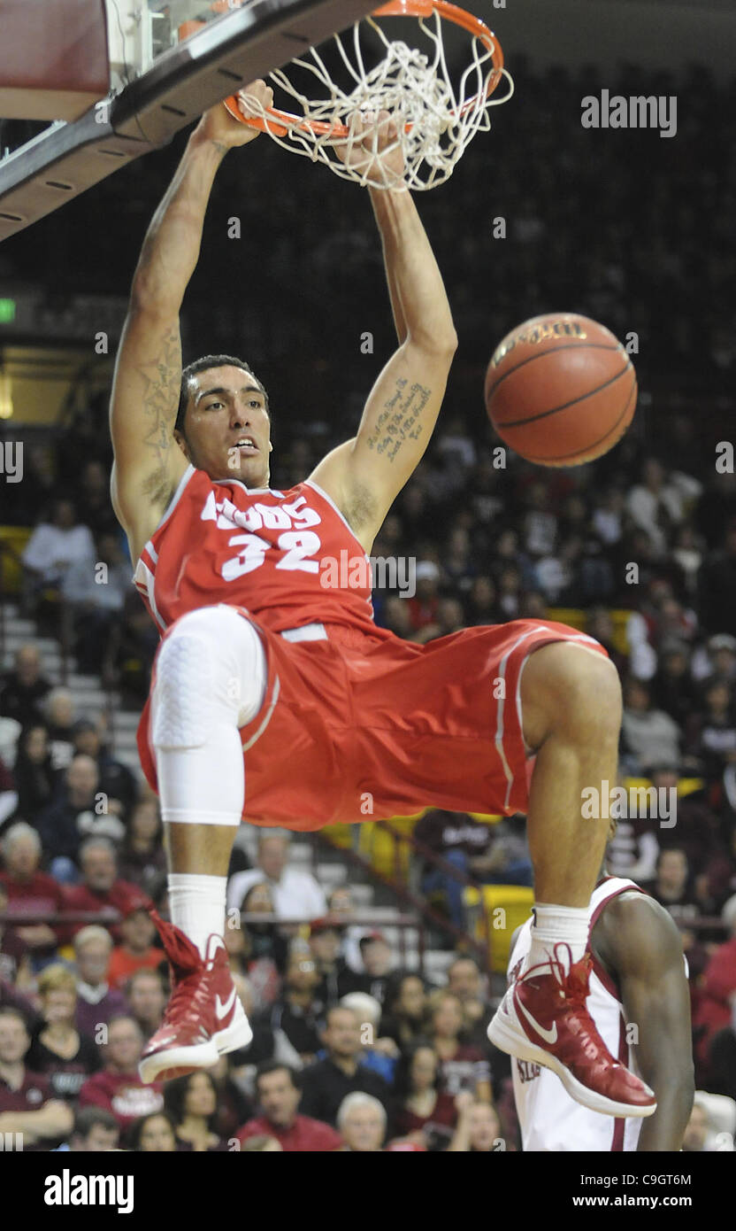 Dec. 28, 2011 - Las Cruces, New Mexico, U.S. - The Lobo's DREW GORDON ...