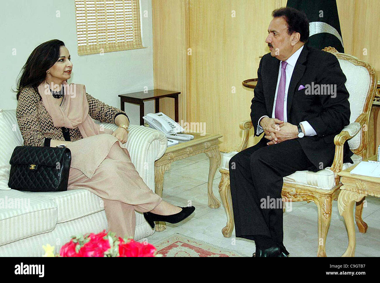 Federal Minister for Interior, Senator A.Rehman Malik in meeting with ...
