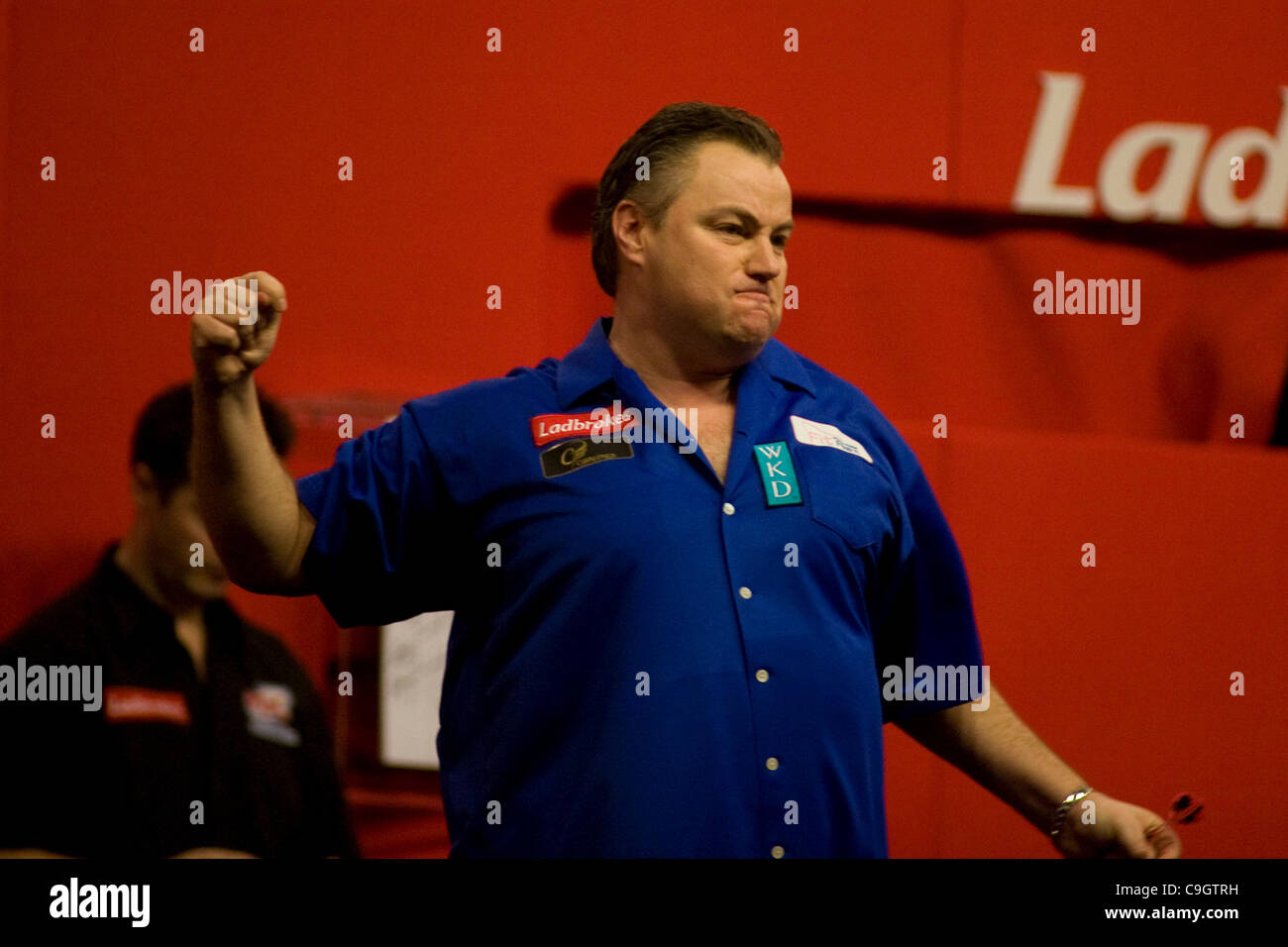 John part reacts ladbrokes com world darts championship alexandra ...
