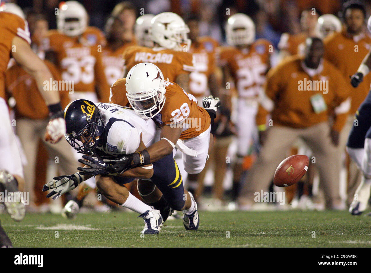 Dec. 29, 2011 - San Diego, California, U.S - Cal Bears WR Marvin Jones ...