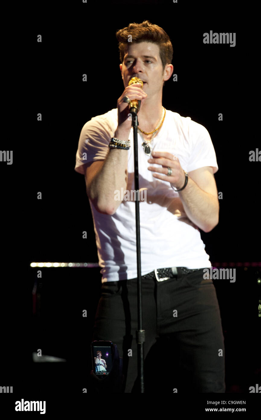 Dec. 29, 2011 - Philadelphia, PA, U.S - R&B Award winner, ROBIN THICKE ...
