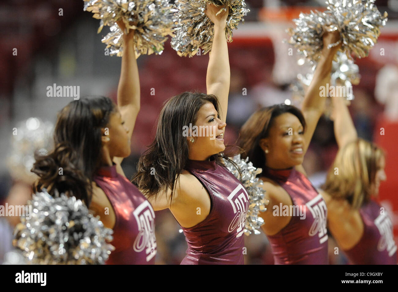 Dec. 28, 2011 - Philadelphia, Pennsylvania, U.S - The Temple dance team ...