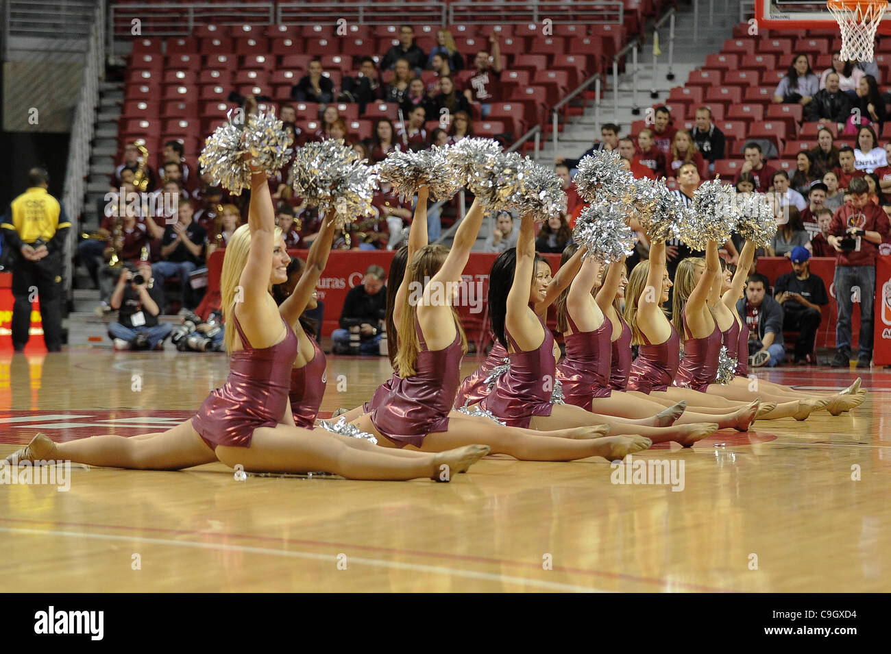 Dec. 28, 2011 - Philadelphia, Pennsylvania, U.S - The Temple dance team ...