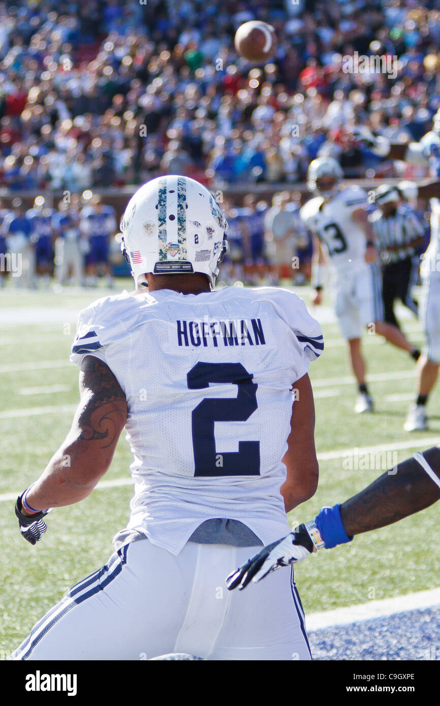 Dec 30 2011 Dallas Texas Us Byu Cougars Wr Cody Hoffman 2
