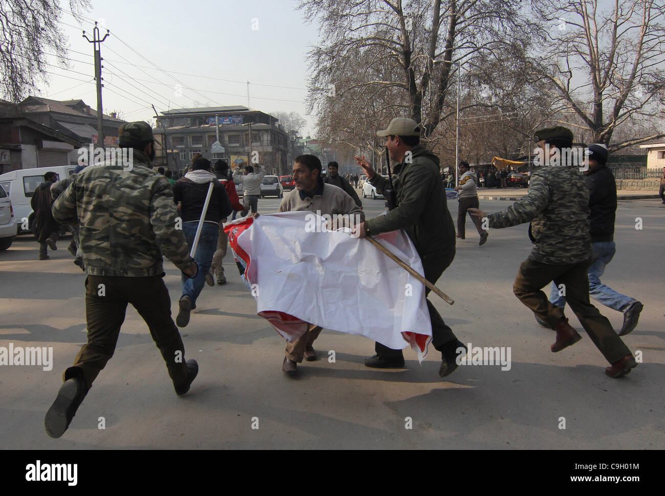 indian police beat and arrest power development deportment (PDD) daily ...