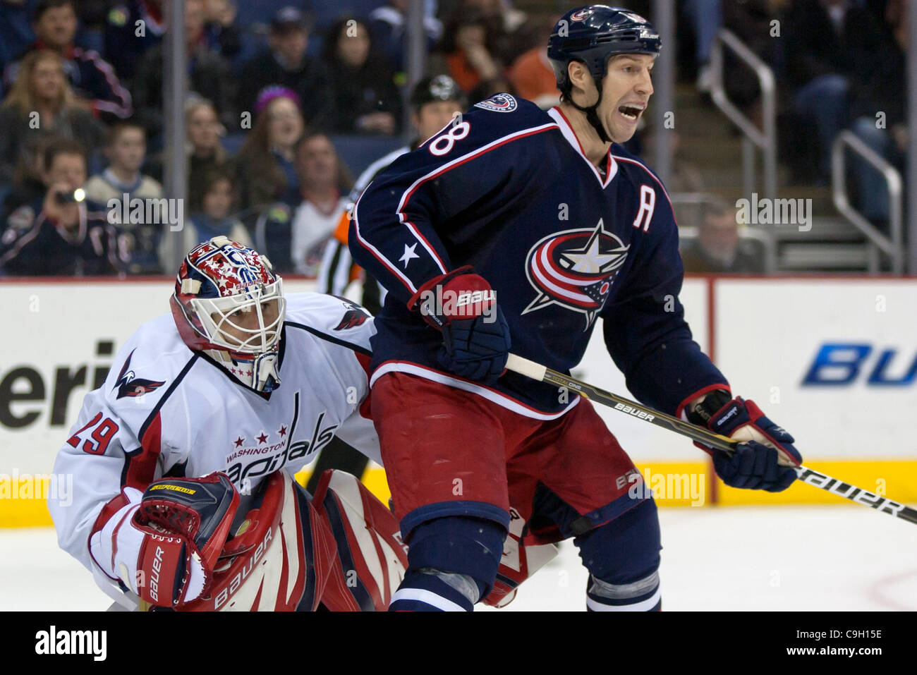 Dec. 31, 2011 - Columbus, Ohio, U.S - Columbus left winger RJ Umberger ...