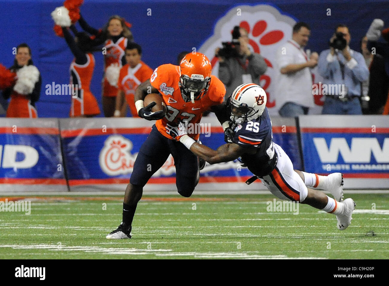 Dec. 31, 2011 - Atlanta, Georgia, U.S - Virginia Cavaliers running back ...