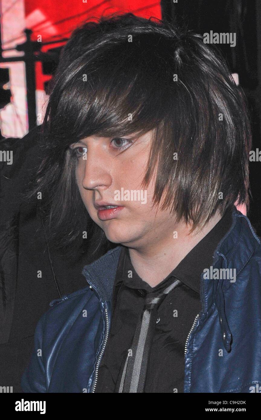 Jamie Follese, of Hot Chelle Rae, leaves the Duffy Square performance ...