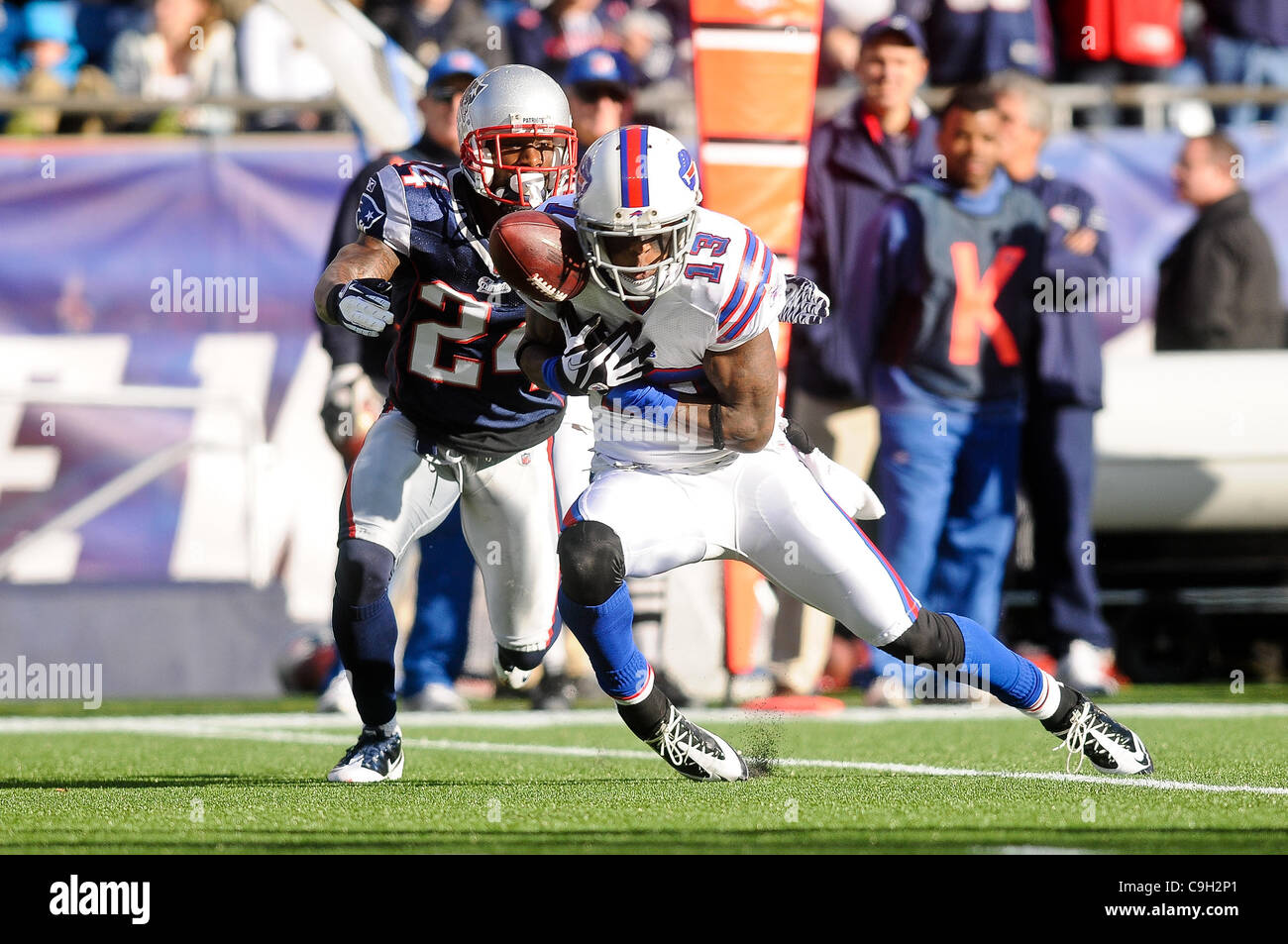 Jan. 1, 2012 - Foxborough, Massachusetts, U.S - Buffalo WR Steve ...
