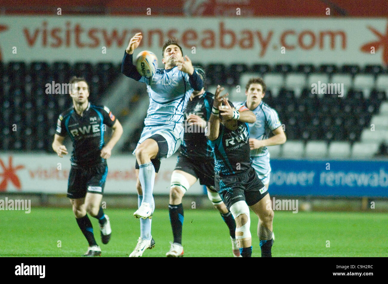 Ospreys v Cardiff Blues Rabodirect PRO12 New Years Day 2012 fixture at ...