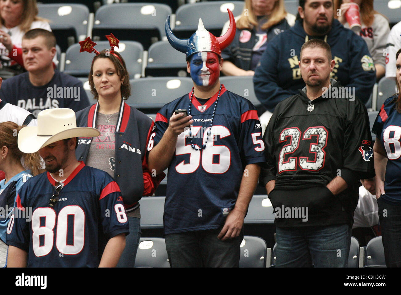 Jan. 1, 2012 - Houston, Texas, U.S - Houston Texans fans were excited ...
