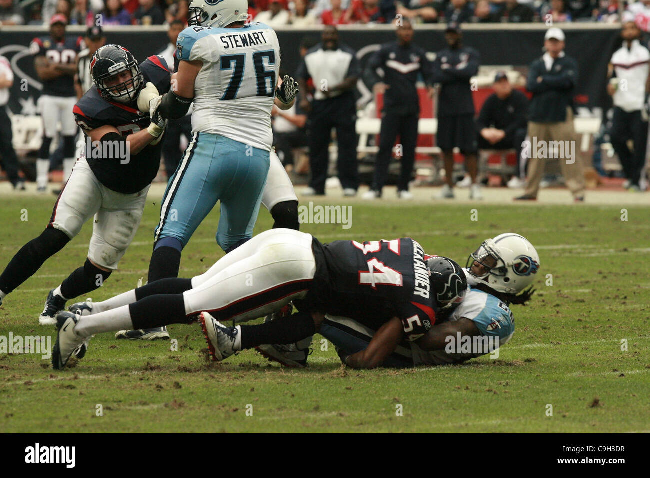 Jan. 1, 2012 - Houston, Texas, U.S - Houston Texans linebacker Mister ...